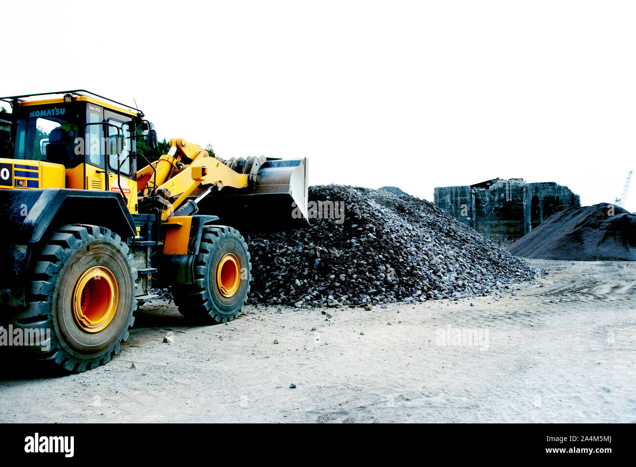Construction Site Diggers Machines High Resolution Stock Photography ...