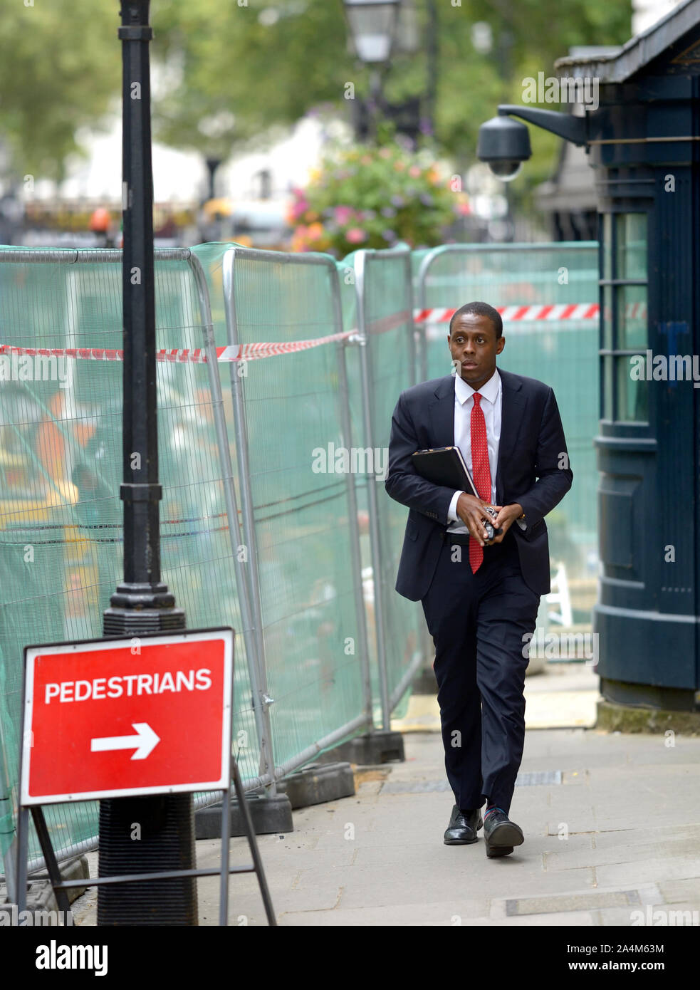 Bim (Abimbola) Afolami MP (Con: Hitchin and Harpenden) arrives in ...