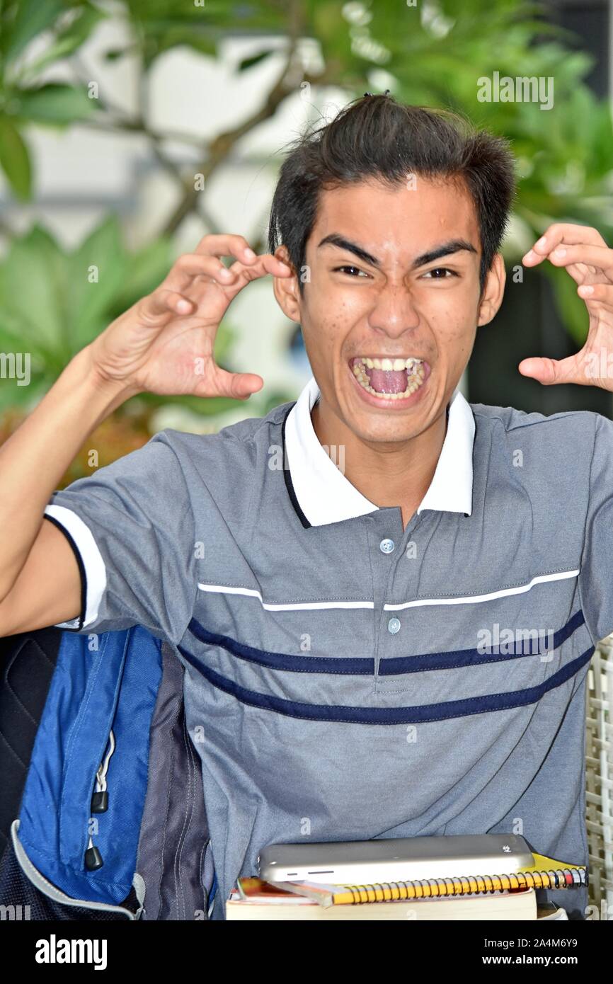 Student And Anger Stock Photo - Alamy