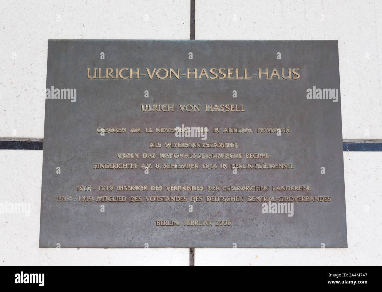 Prison Plötzensee High Resolution Stock Photography and Images - Alamy