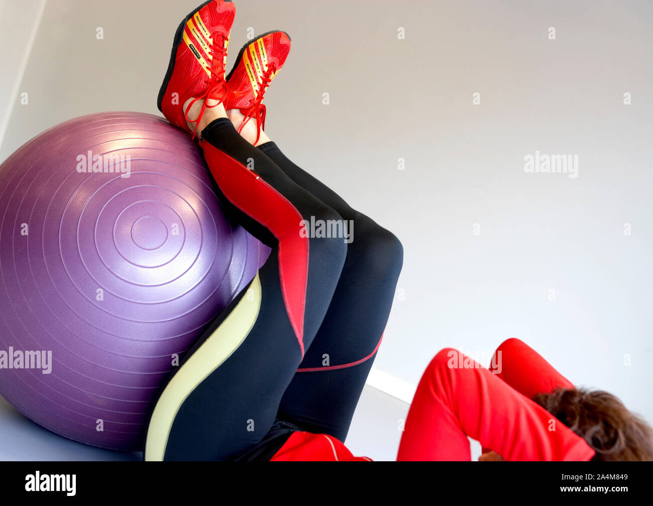 Stretching - strength Stock Photo - Alamy