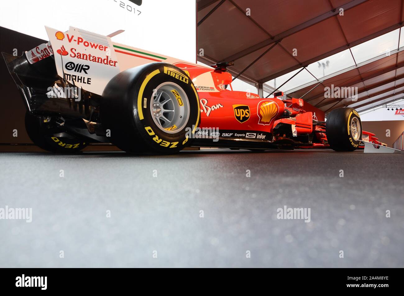 MUGELLO, IT, October, 2017: Ferrari F1 SF70H 2017 at Paddock Show of ...