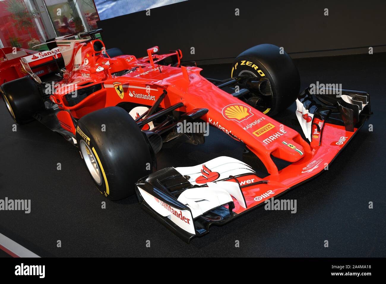 MUGELLO, IT, October, 2017: Ferrari F1 SF70H 2017 at Paddock Show of ...