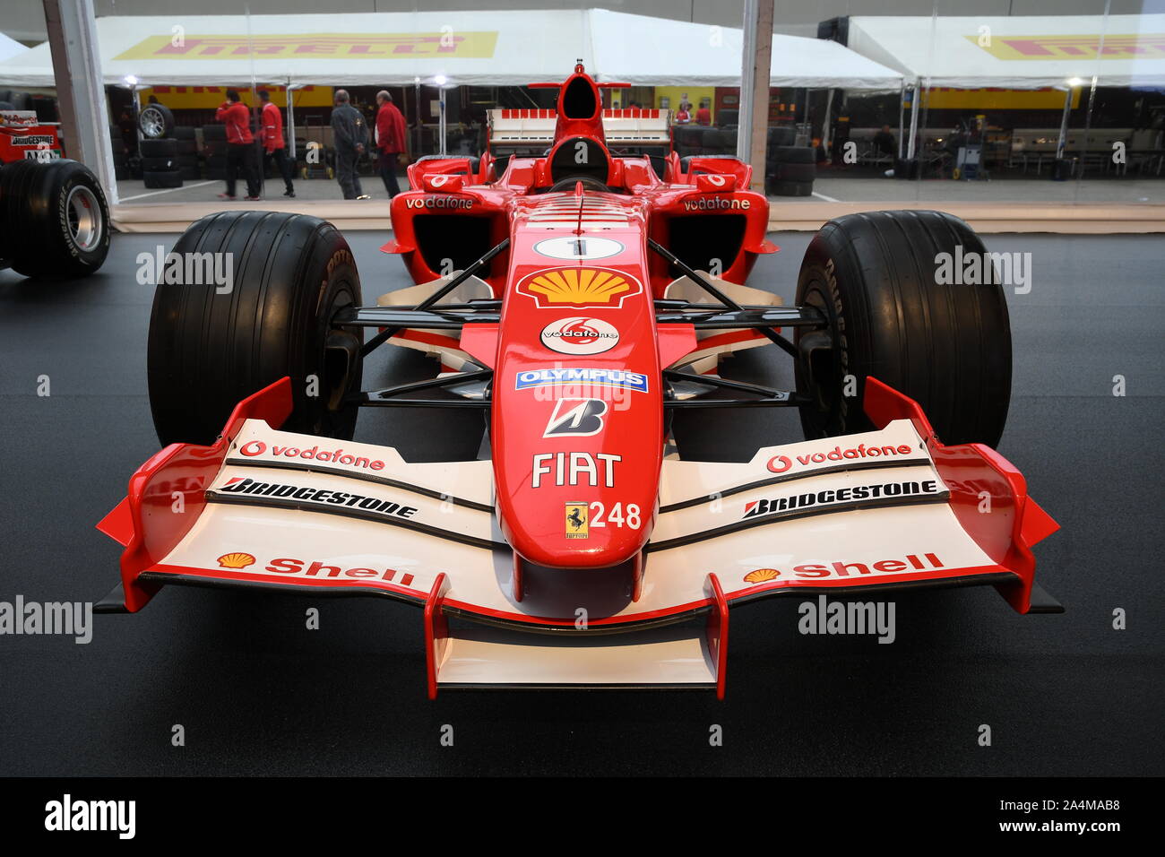 MUGELLO, IT, October 2017: Modern Era Ferrari F1 F2005 at Mugello ...