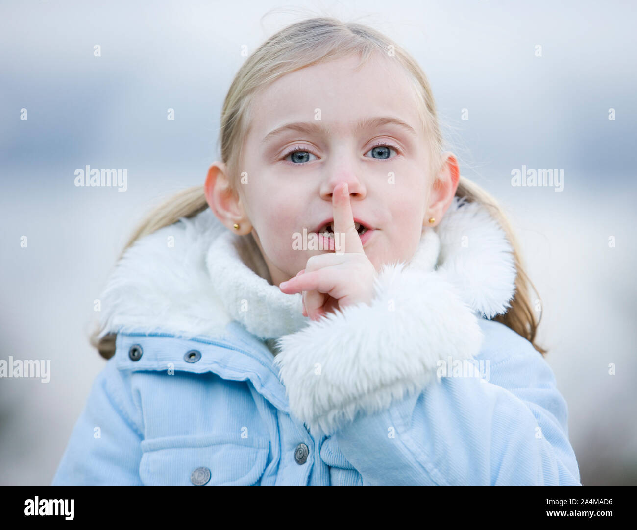 Hush - a secret Stock Photo - Alamy