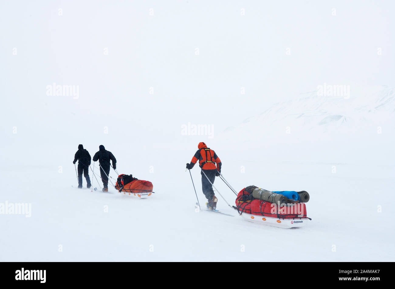 Pulka pulk luggage Stock Photo - Alamy