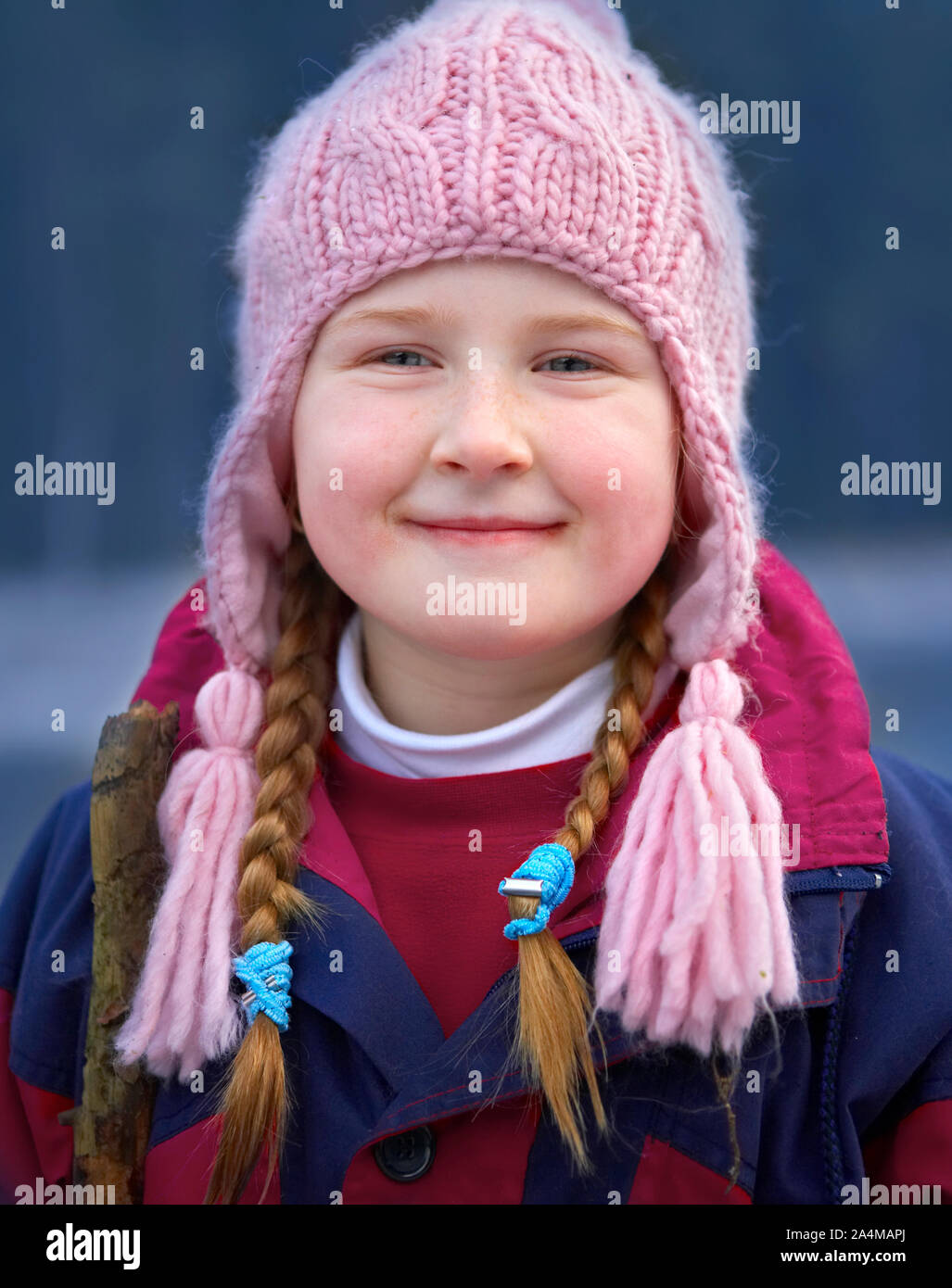 Smiling girl - portrait Stock Photo - Alamy
