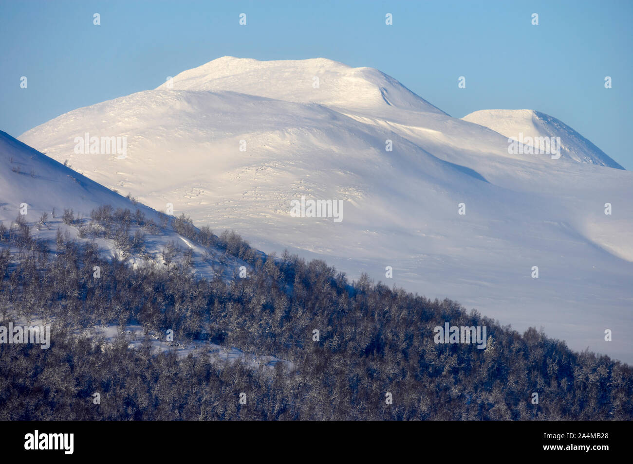 The mountain Ringebufjellet Stock Photo - Alamy
