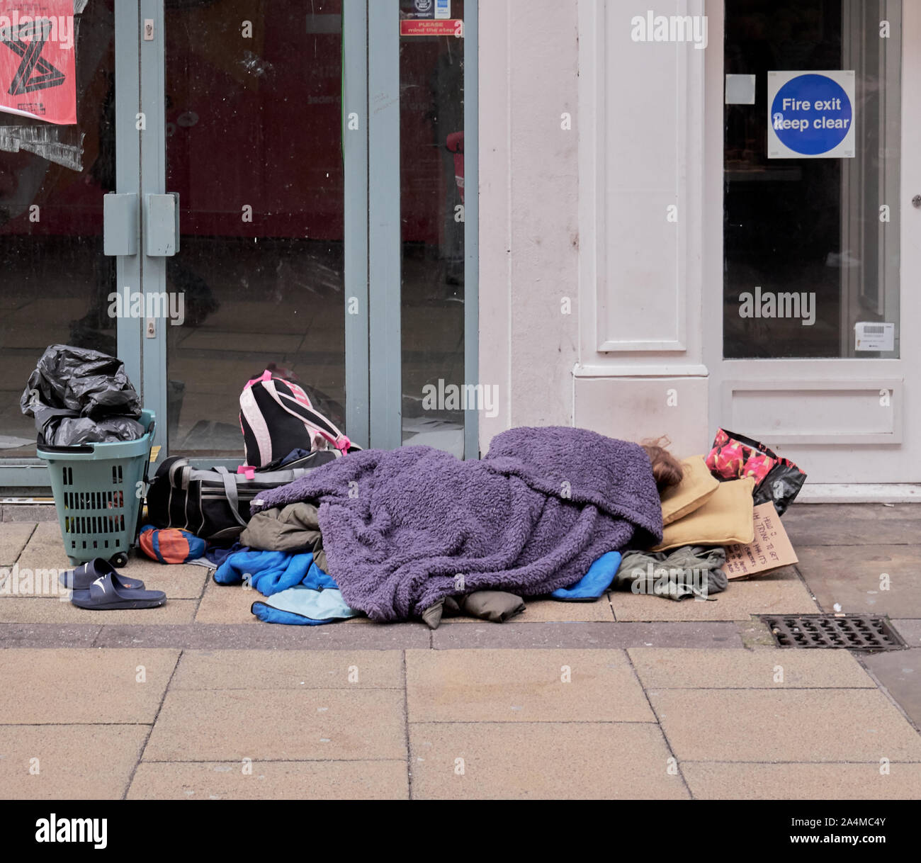Cambridge homeless person hi-res stock photography and images - Alamy
