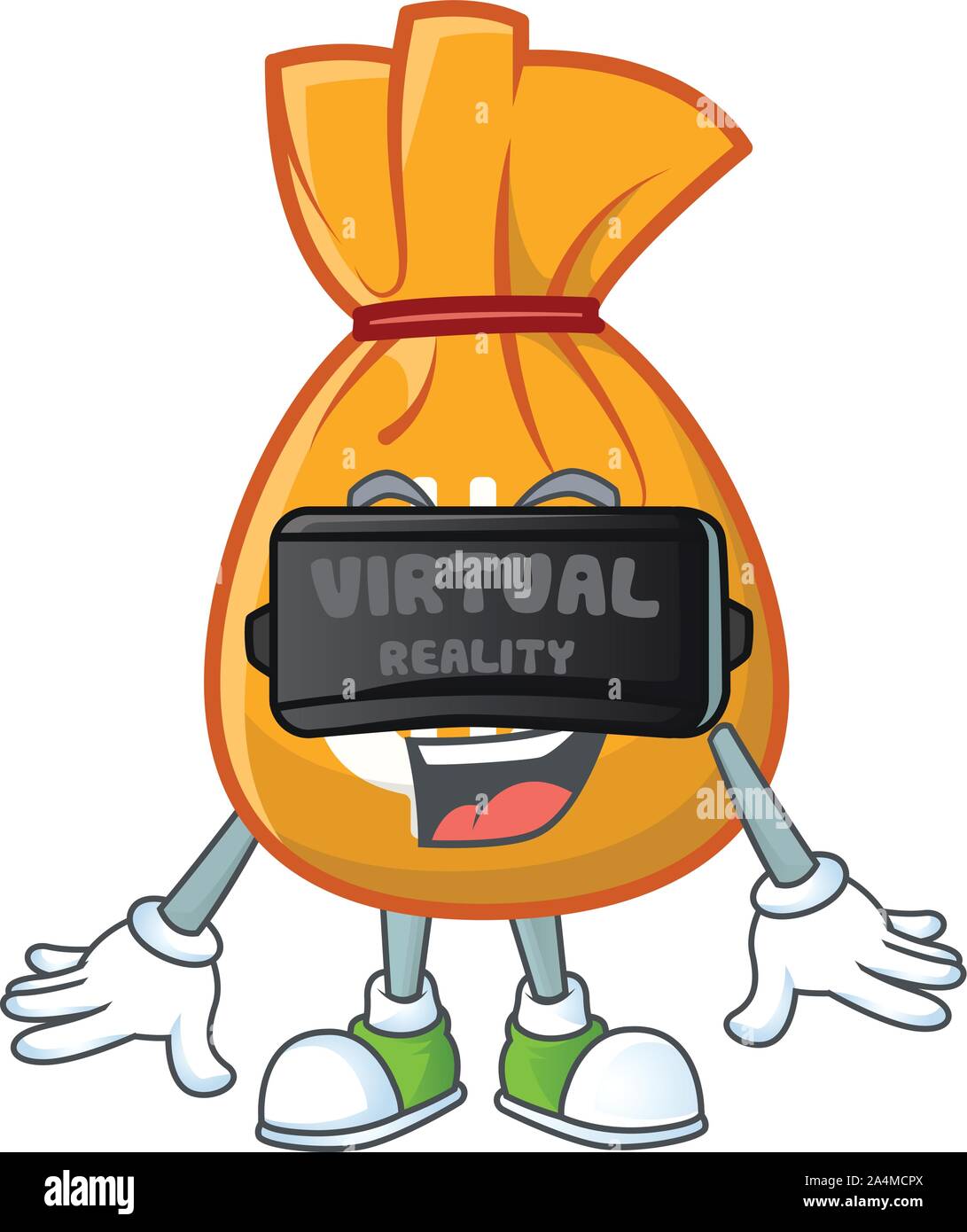 Virtual reality electronic money Stock Vector Images - Alamy
