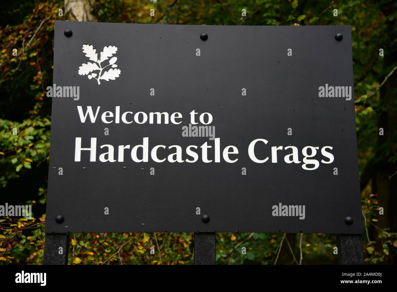 Hardcastle crags signage hi-res stock photography and images - Alamy