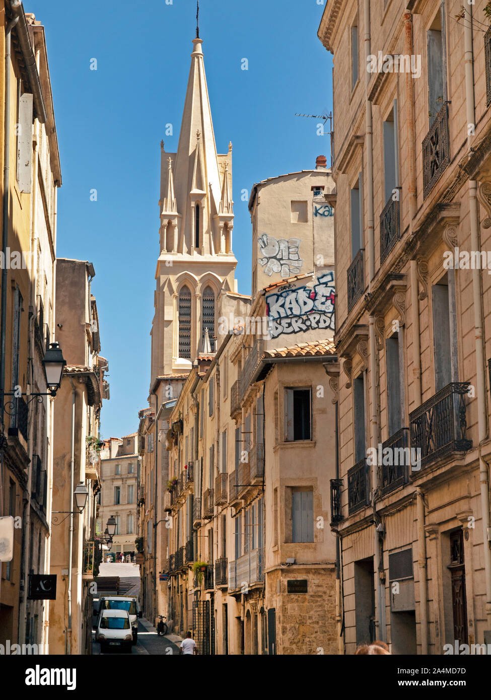 The historic centre of Montpellier, France Stock Photo - Alamy