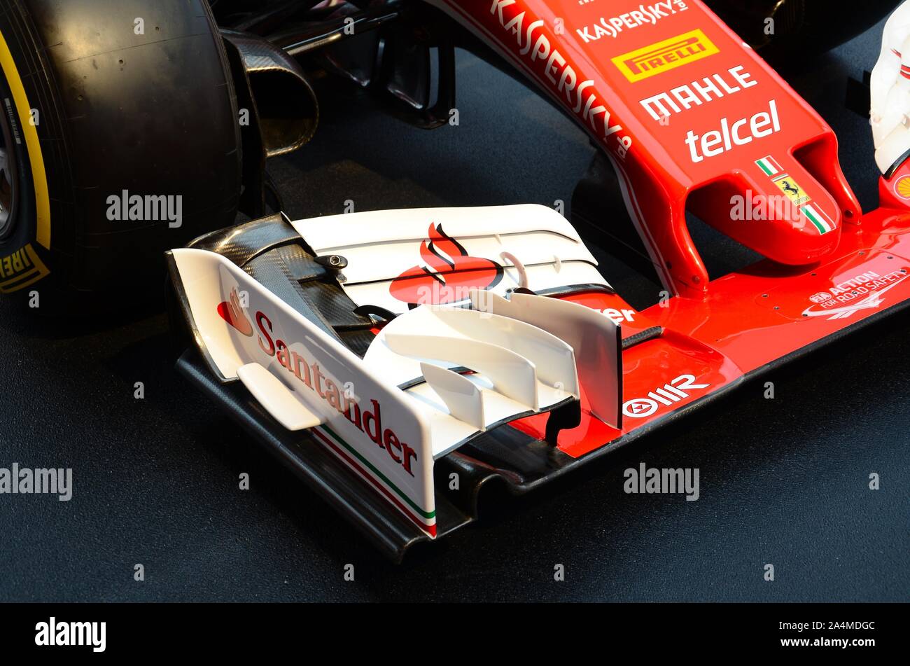 MUGELLO, IT, October, 2017: Ferrari F1 SF70H 2017 at Paddock Show of ...