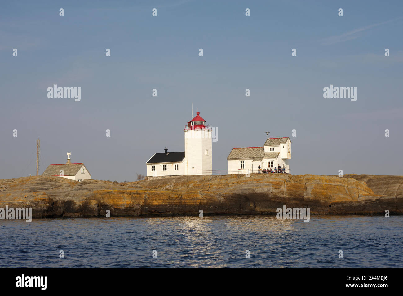 Lighthouse near Bamble, Norway Stock Photo - Alamy