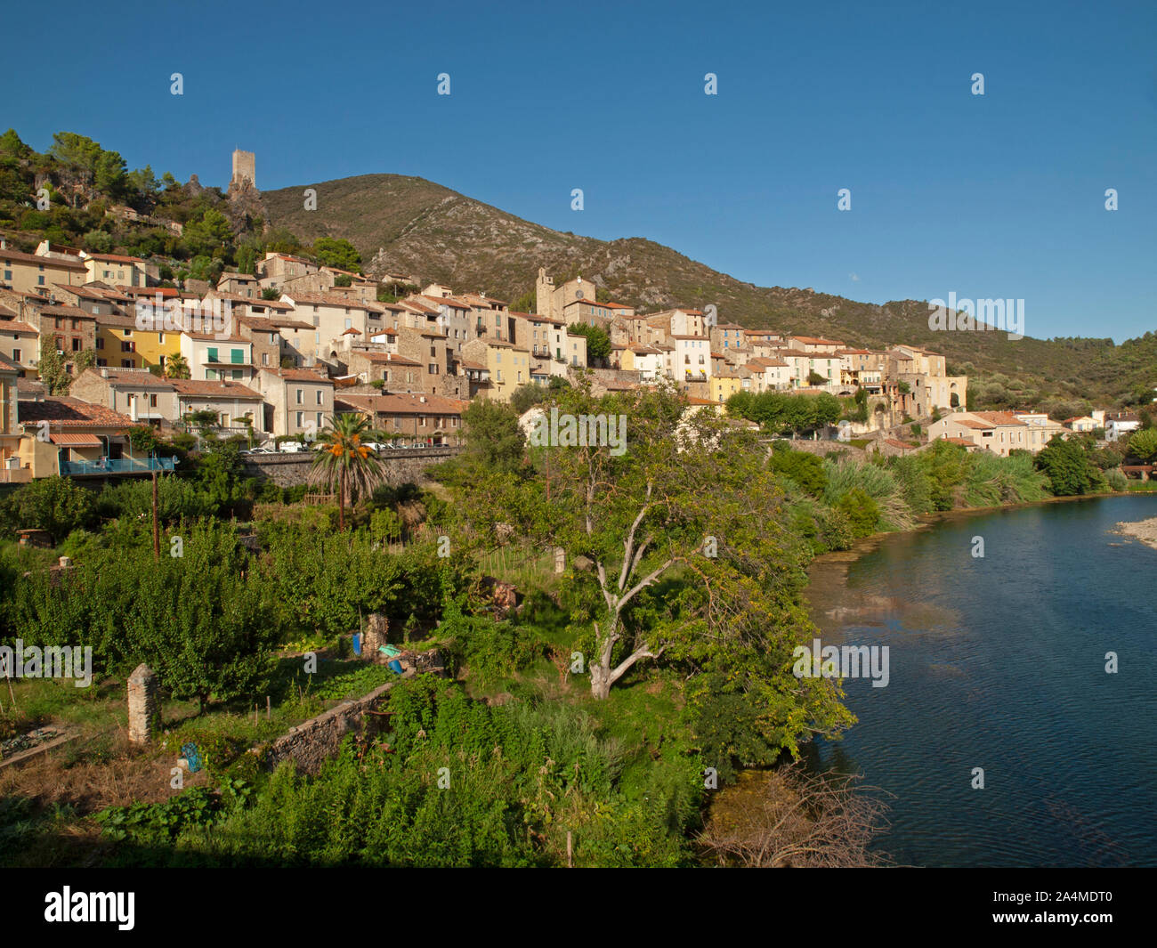 Roquebrun france river hi-res stock photography and images - Alamy
