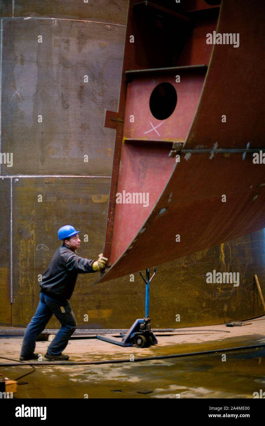 Shipyard in Germany Stock Photo - Alamy