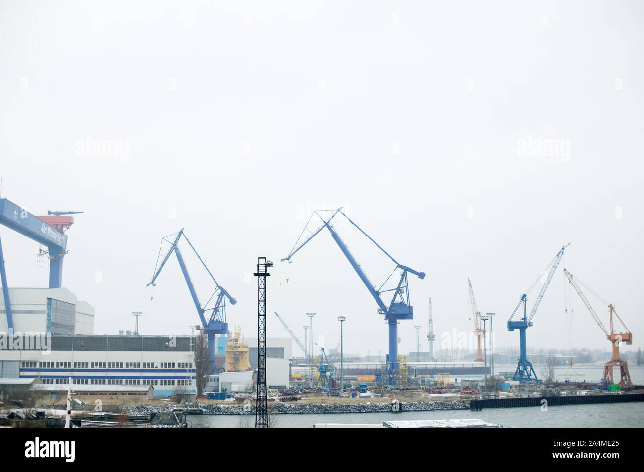 Shipyard in Germany Stock Photo - Alamy