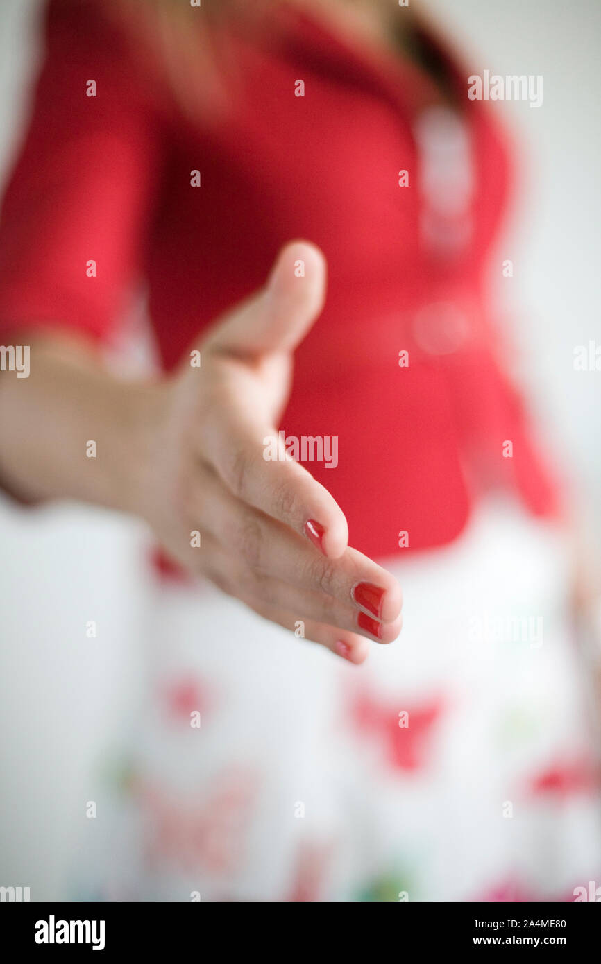 Welcome, salute, agreement, contract, handshake Stock Photo - Alamy