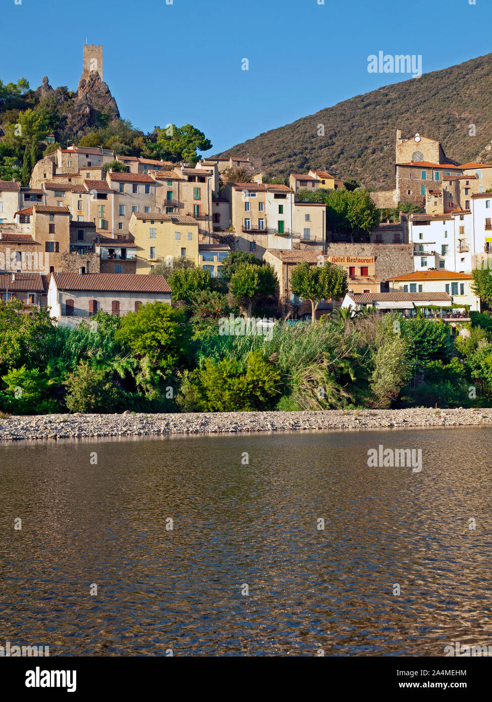 Roquebrun france river hi-res stock photography and images - Alamy