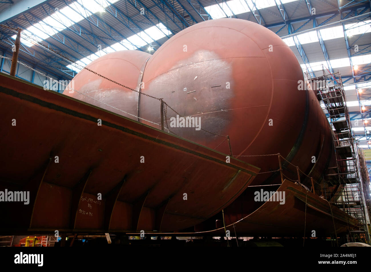 Shipyard in Germany Stock Photo - Alamy