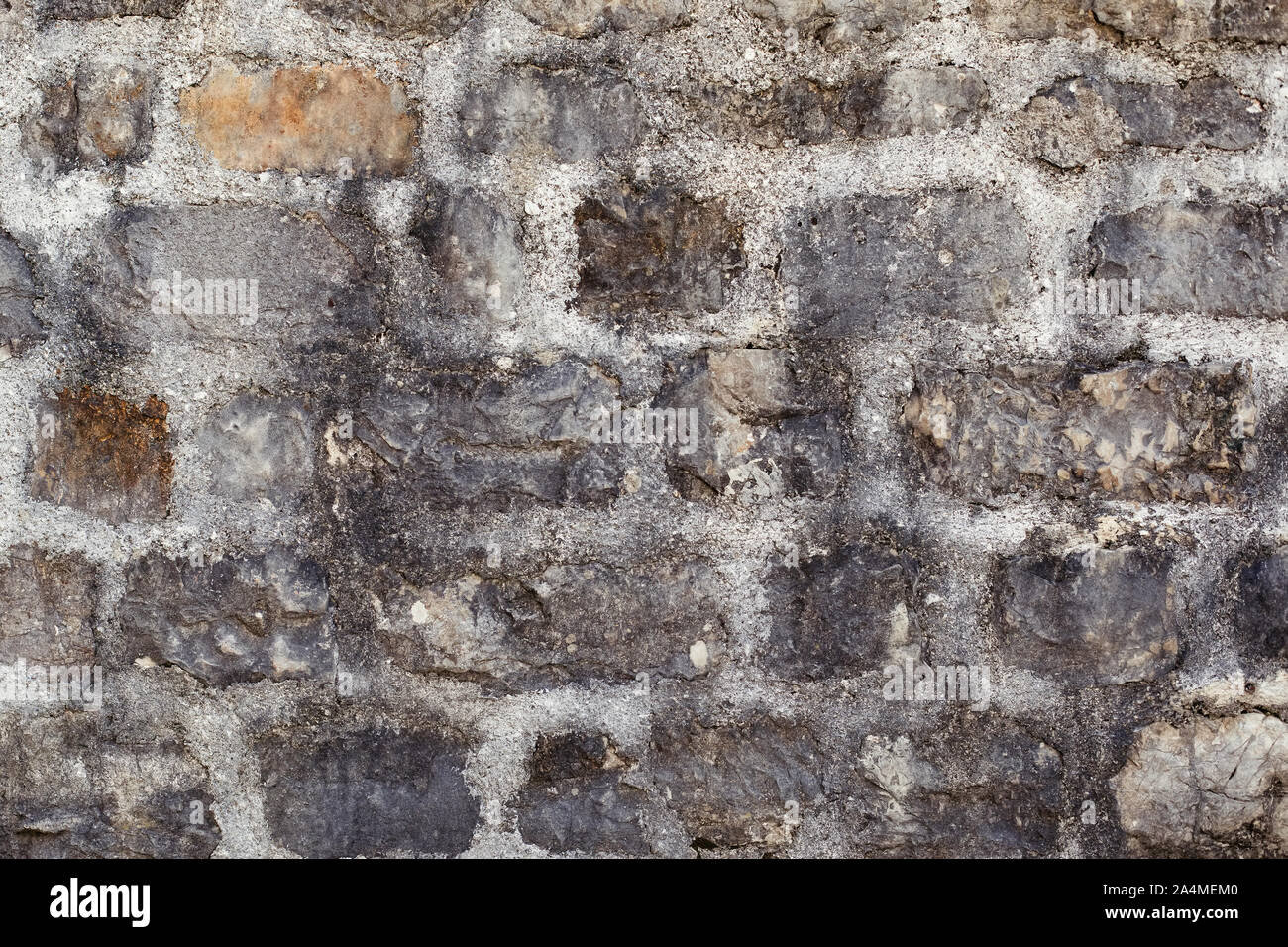 Part of a big stone wall for background or texture, closeup Stock Photo ...