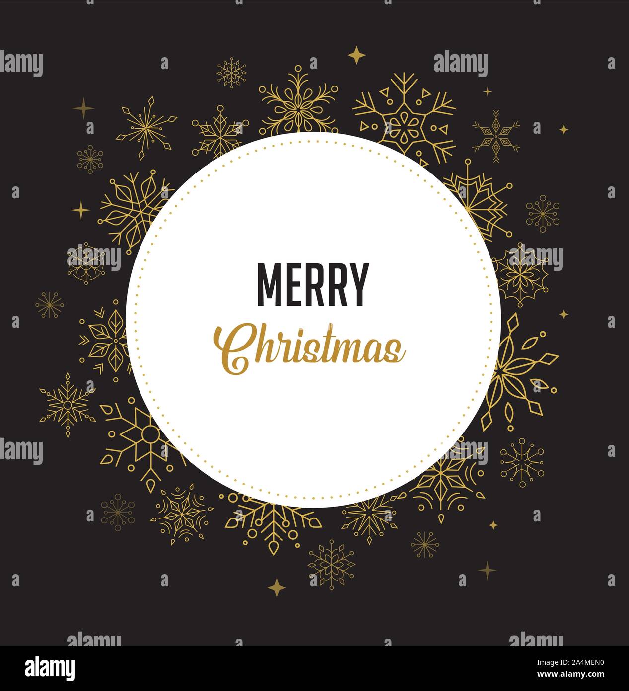 Merry christmas background with clean modern design of geometric ...