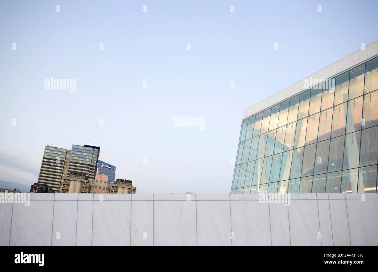 Office buildings next to the Oslo Opera house Stock Photo - Alamy