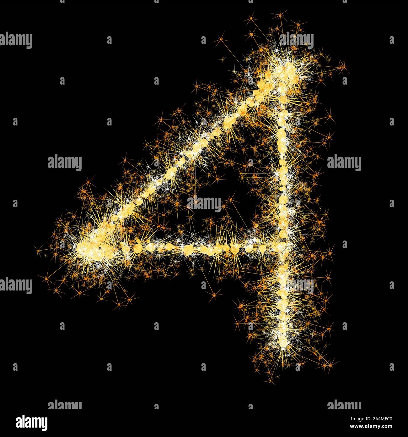 glittering sparks numbers Stock Vector Image & Art - Alamy