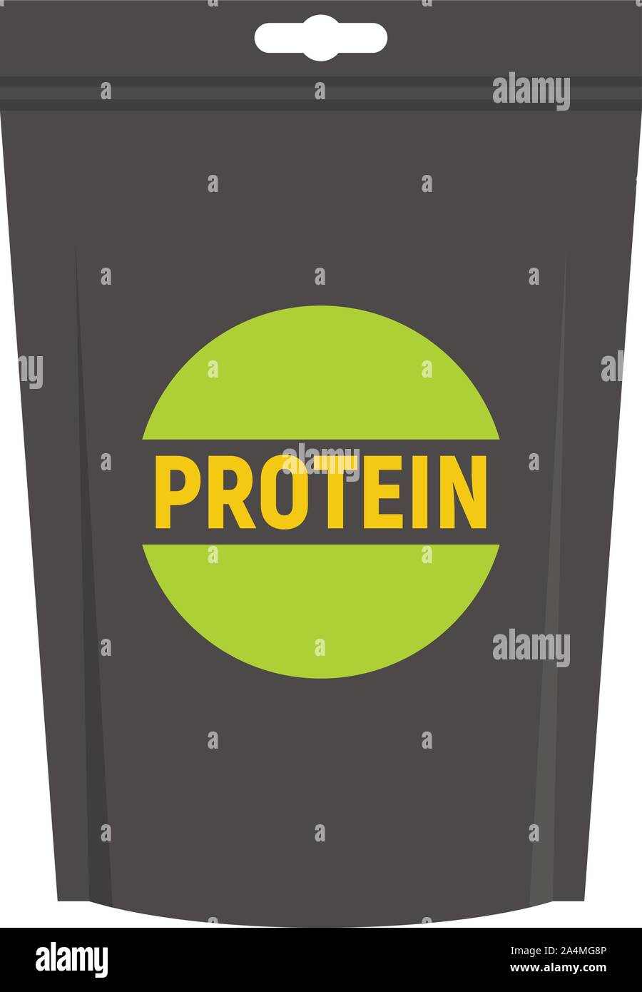 Protein package icon. Flat illustration of protein package vector icon ...