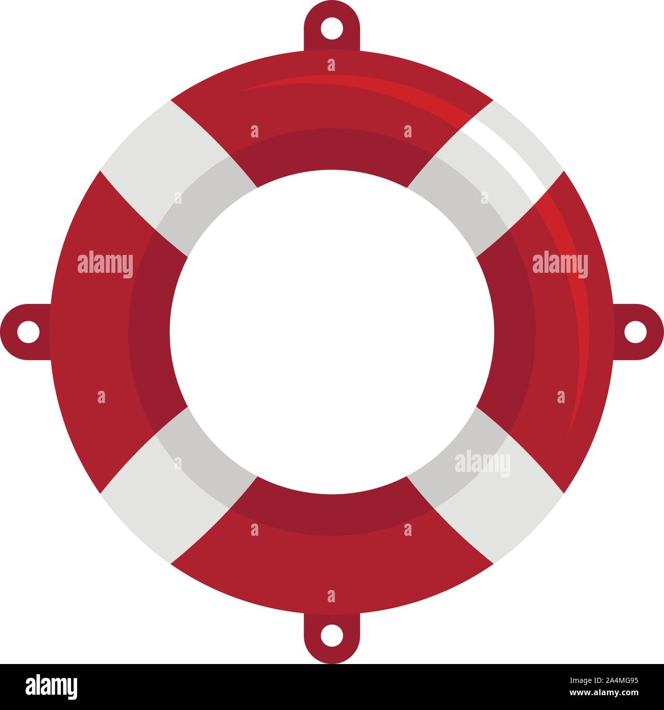 Lifebuoy icon. Flat illustration of lifebuoy vector icon for web design ...