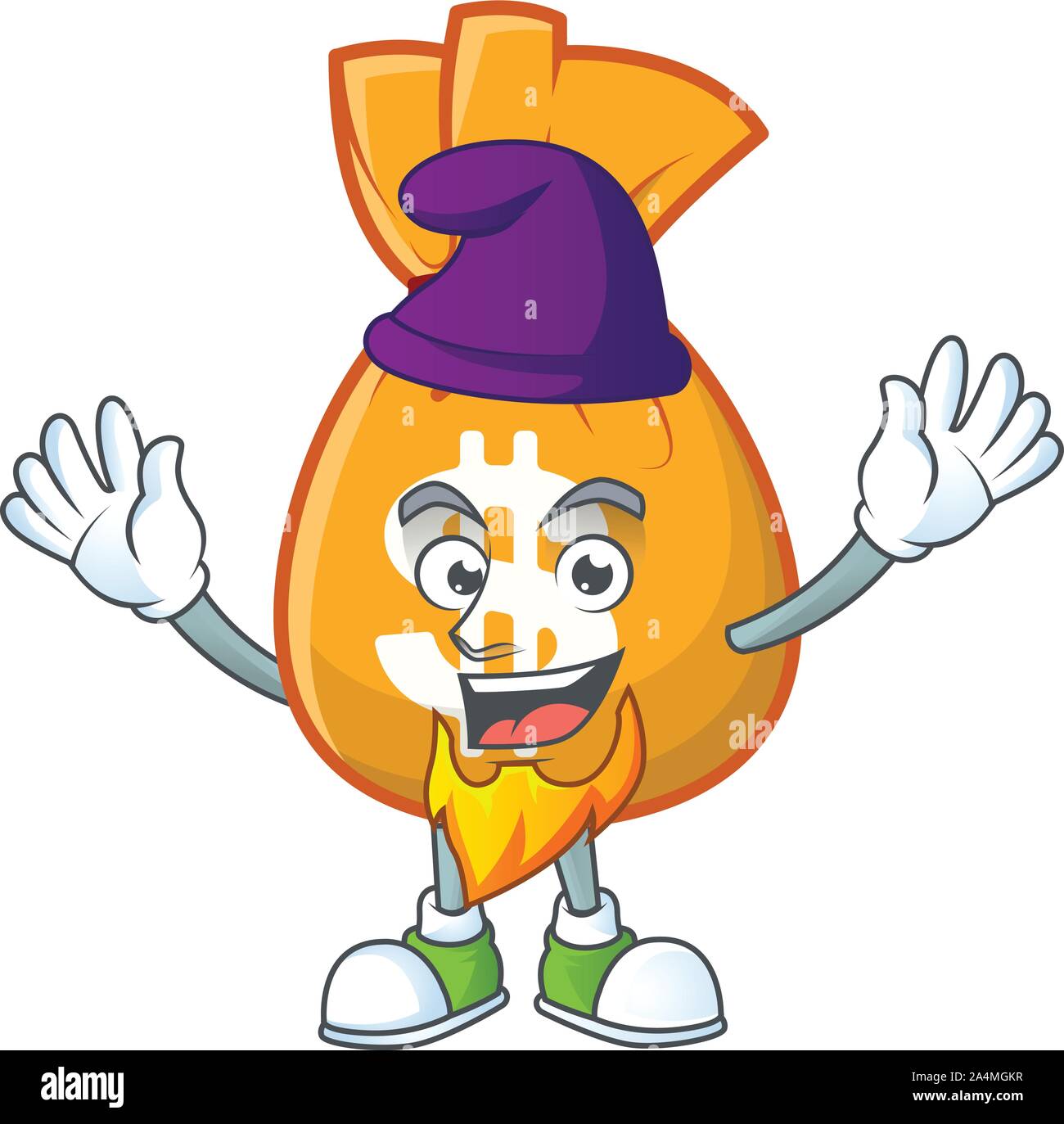 Elf bag of money in the character Stock Vector Image & Art - Alamy