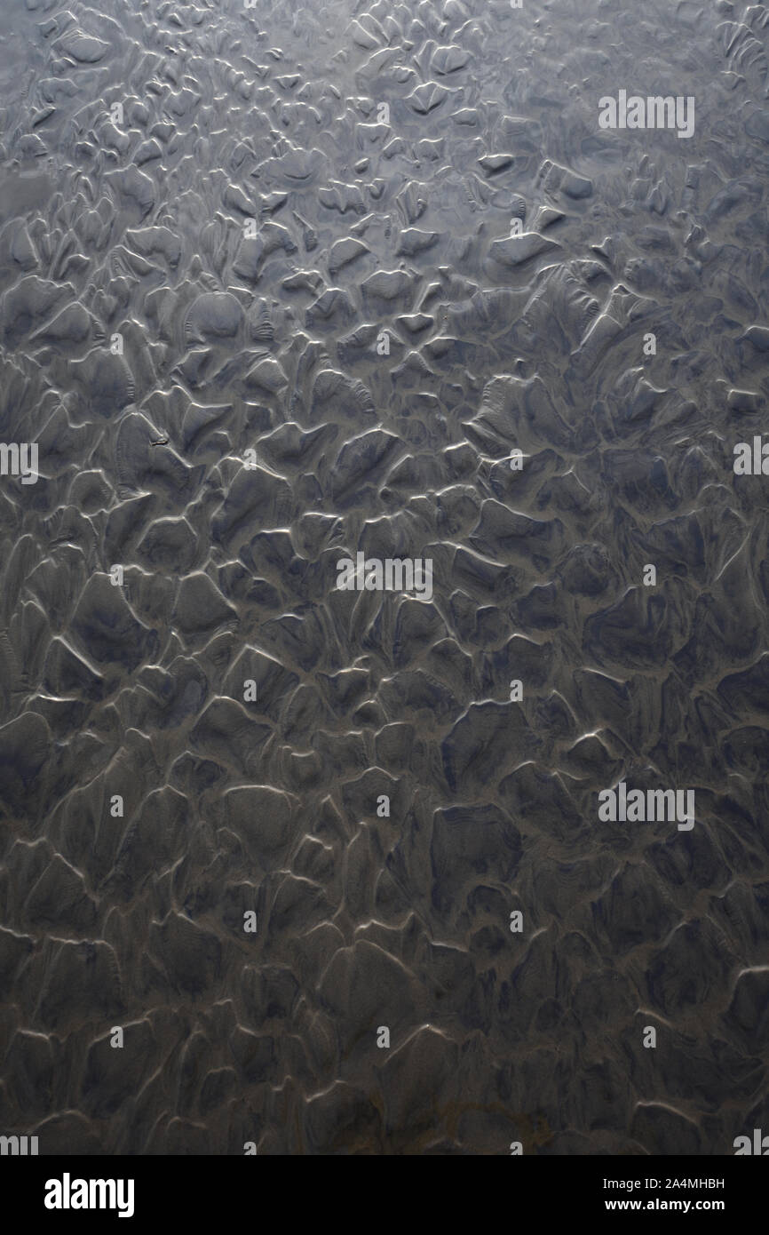 Soil texture of the Caranzalem Beach. Panaji, Goa, India Stock Photo ...