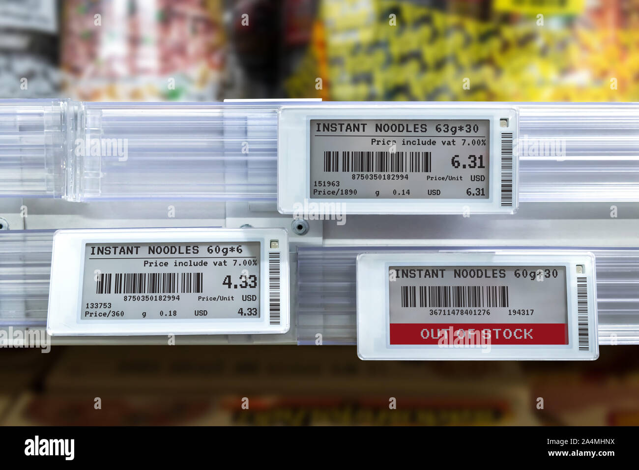 Electronic shelf label hi-res stock photography and images - Alamy
