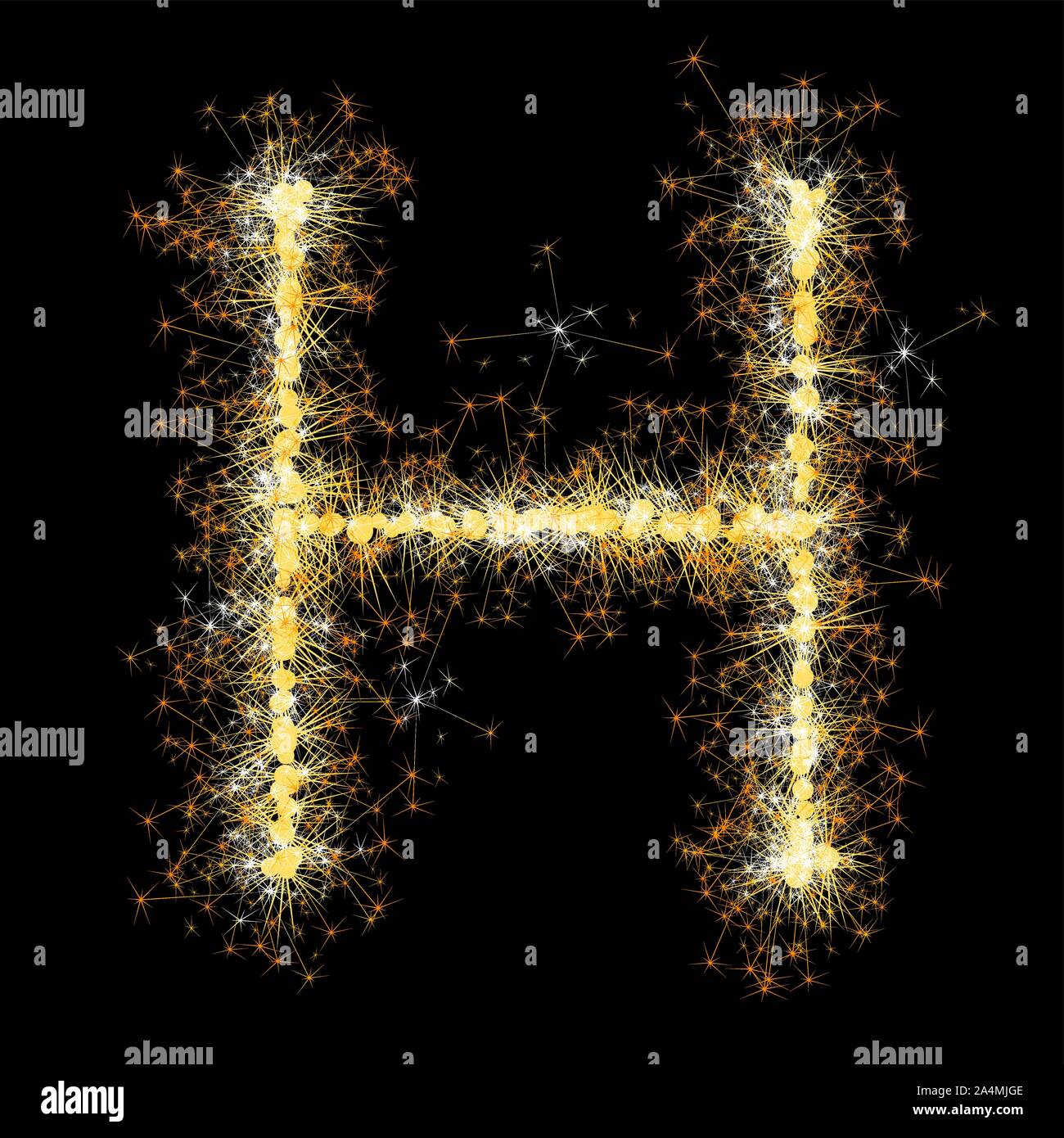 glittering sparks leters set Stock Vector Image & Art - Alamy