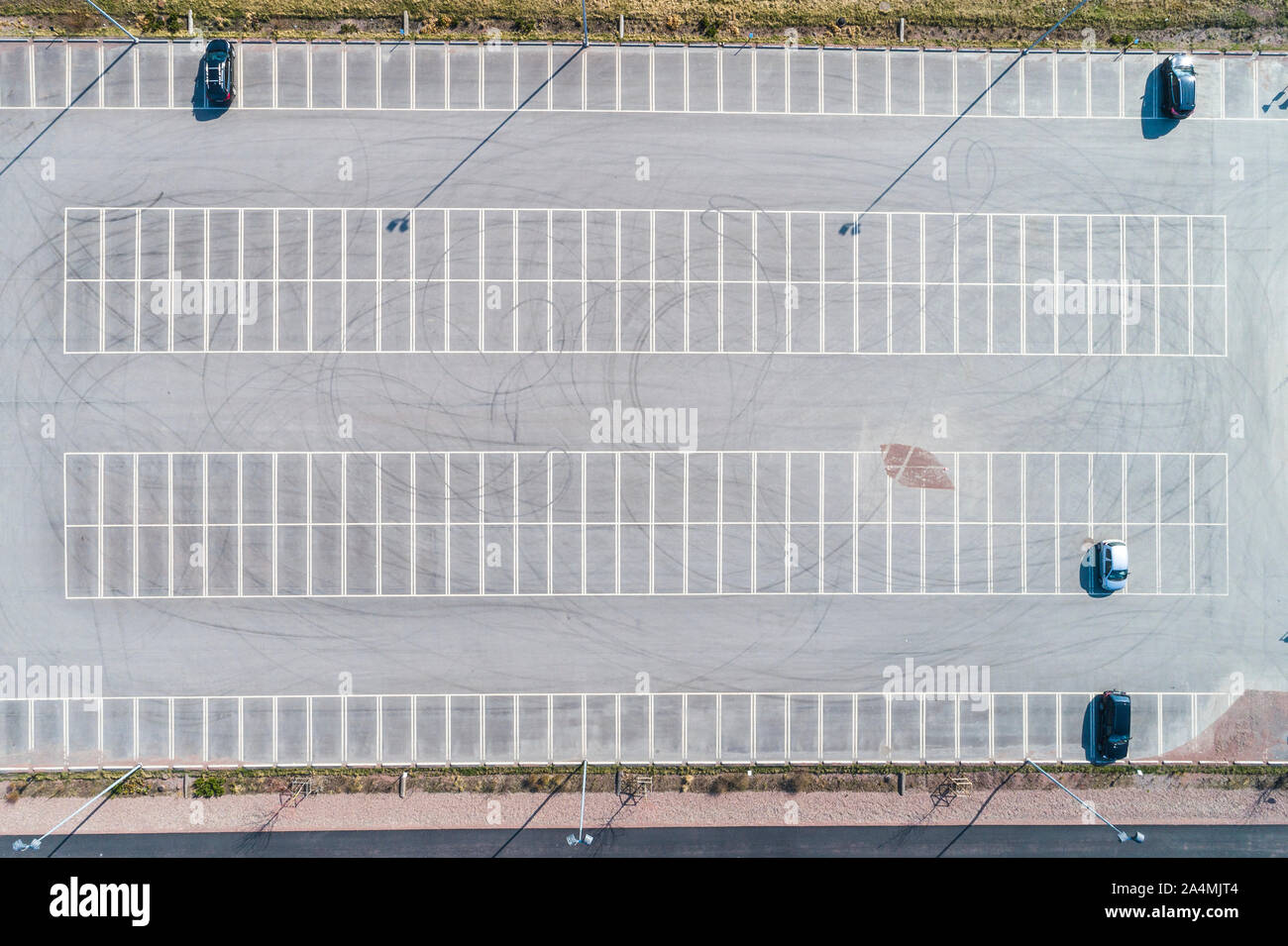 No parking road aerial hi-res stock photography and images - Alamy