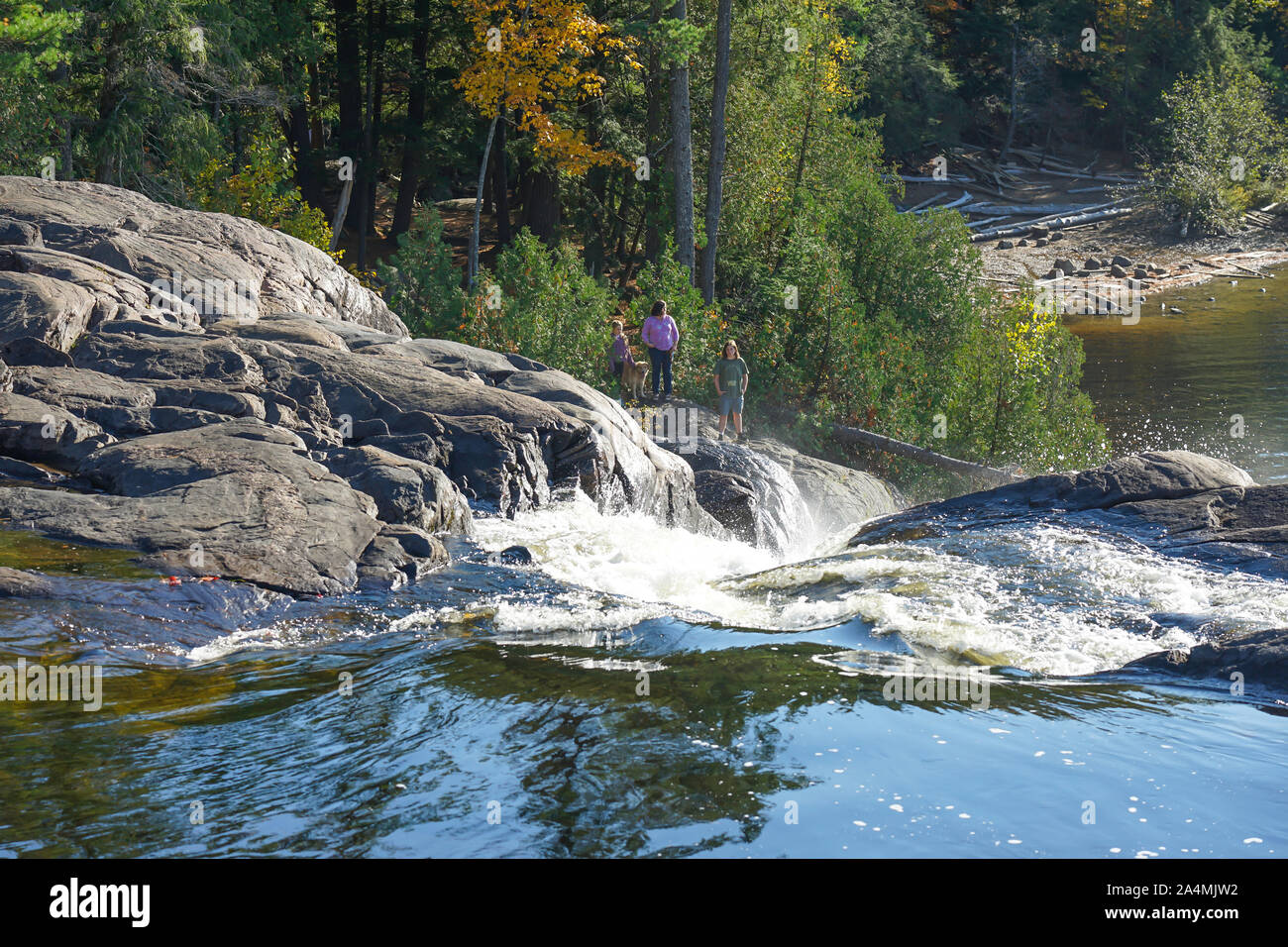Historic Sign in Autumn scene in Baysville, and High Falls near ...