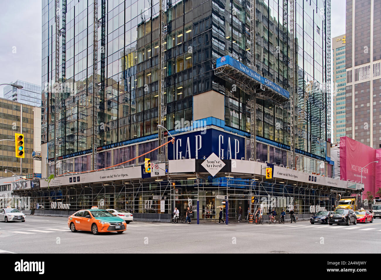 Bloor Street Office exterior rennovation Stock Photo - Alamy