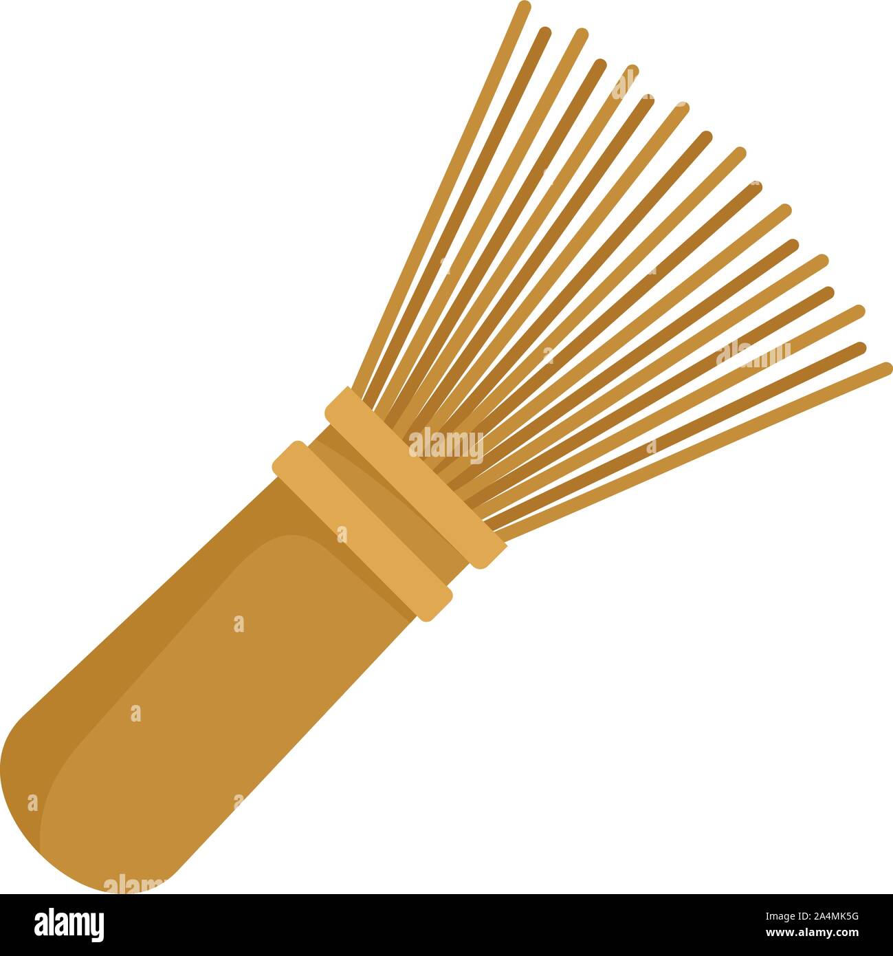 Traditional bamboo tea whisk Stock Vector Images - Alamy