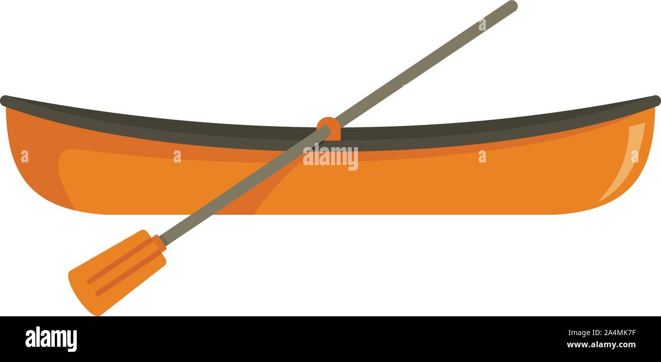 Lake boat icon. Flat illustration of lake boat vector icon for web ...