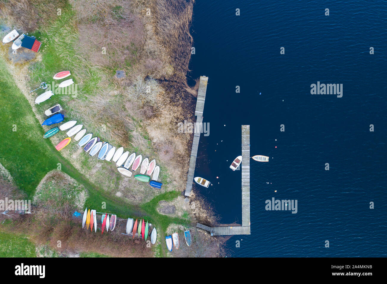 Row boats above hi-res stock photography and images - Alamy