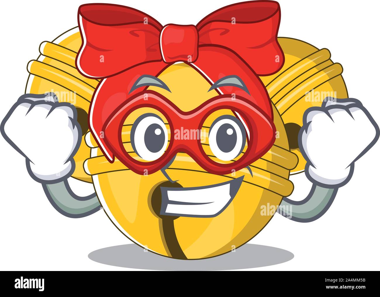 Super heroSuper hero Jingle bell cartoon isolated with mascot Stock ...
