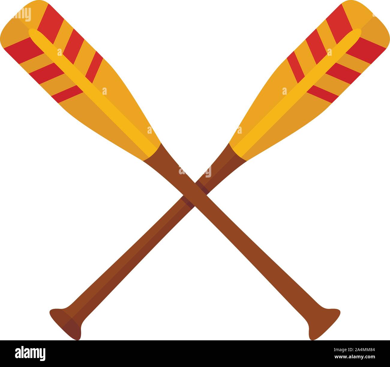 Rowing oars crossed hi-res stock photography and images - Alamy