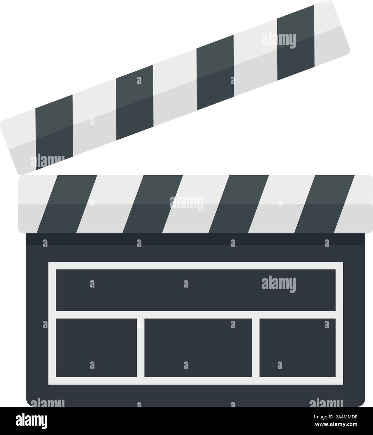 Video editing movie clapper Cut Out Stock Images & Pictures - Alamy