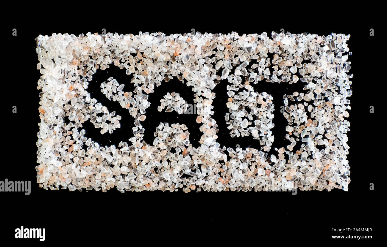 Himalaya salt word hi-res stock photography and images - Alamy