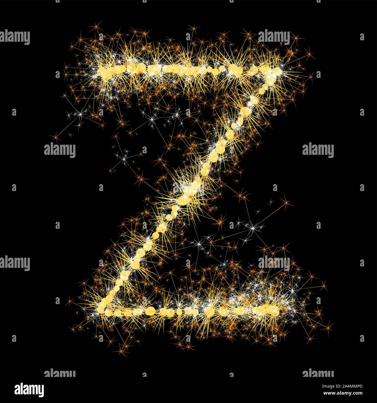 glittering sparks leters set Stock Vector Image & Art - Alamy