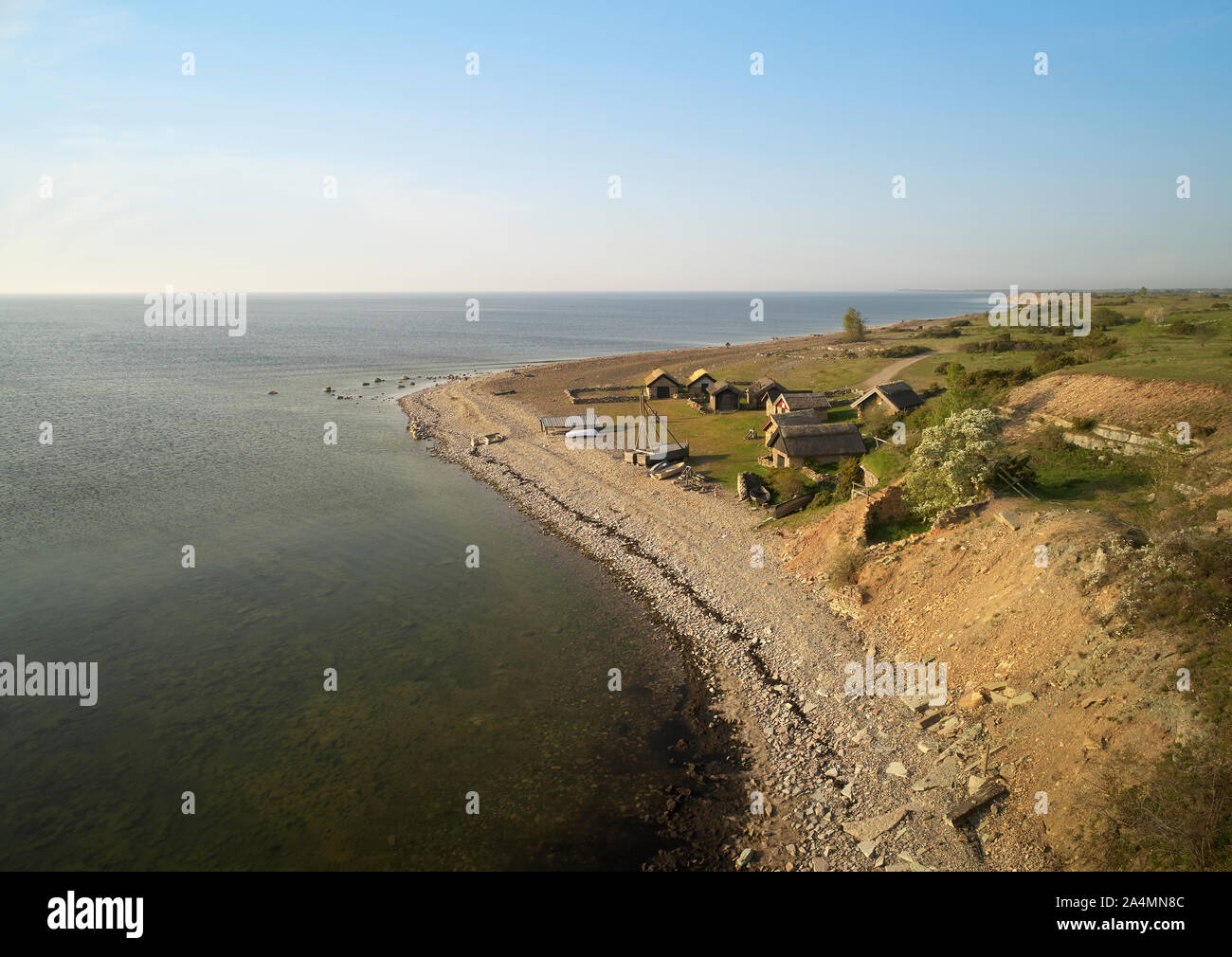 Buildings at sea Stock Photo - Alamy