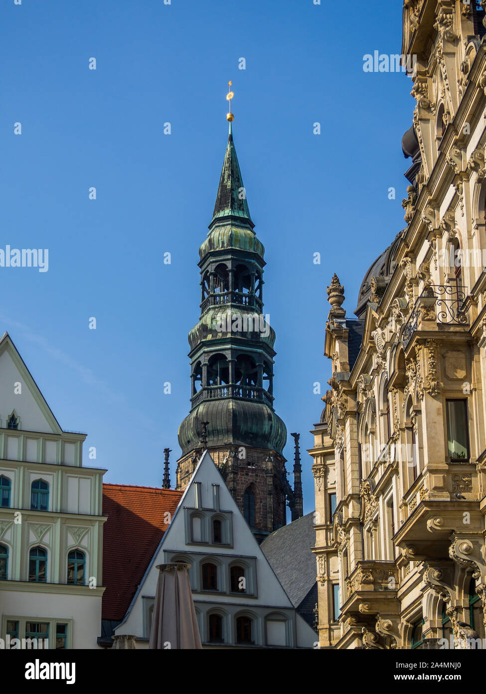 Zwickau Old Town in East Germany Stock Photo - Alamy