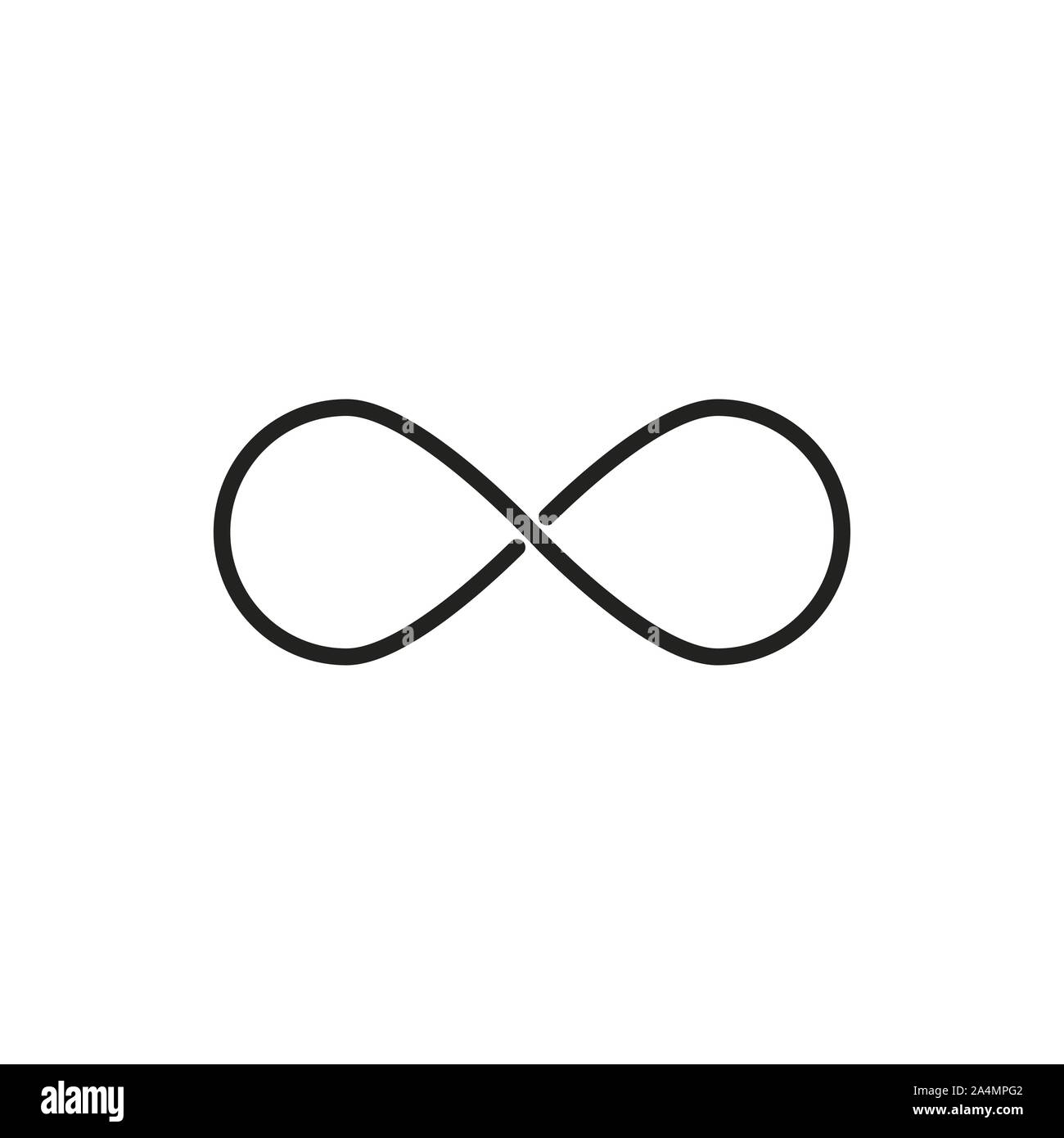 Limitless, infinity icon. Vector illustration, flat design Stock Vector ...