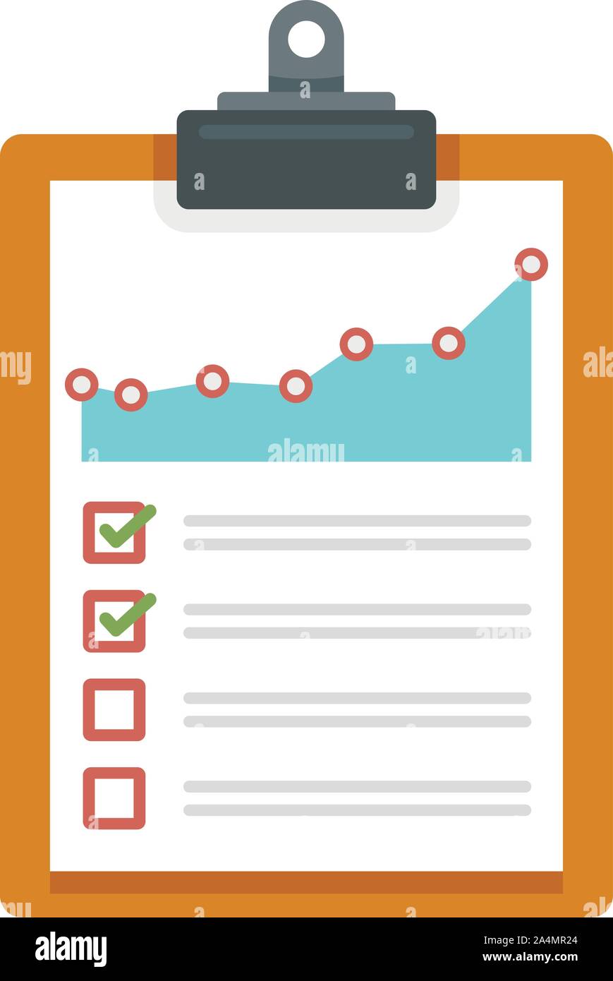 Management diagram icon. Flat illustration of management diagram vector ...
