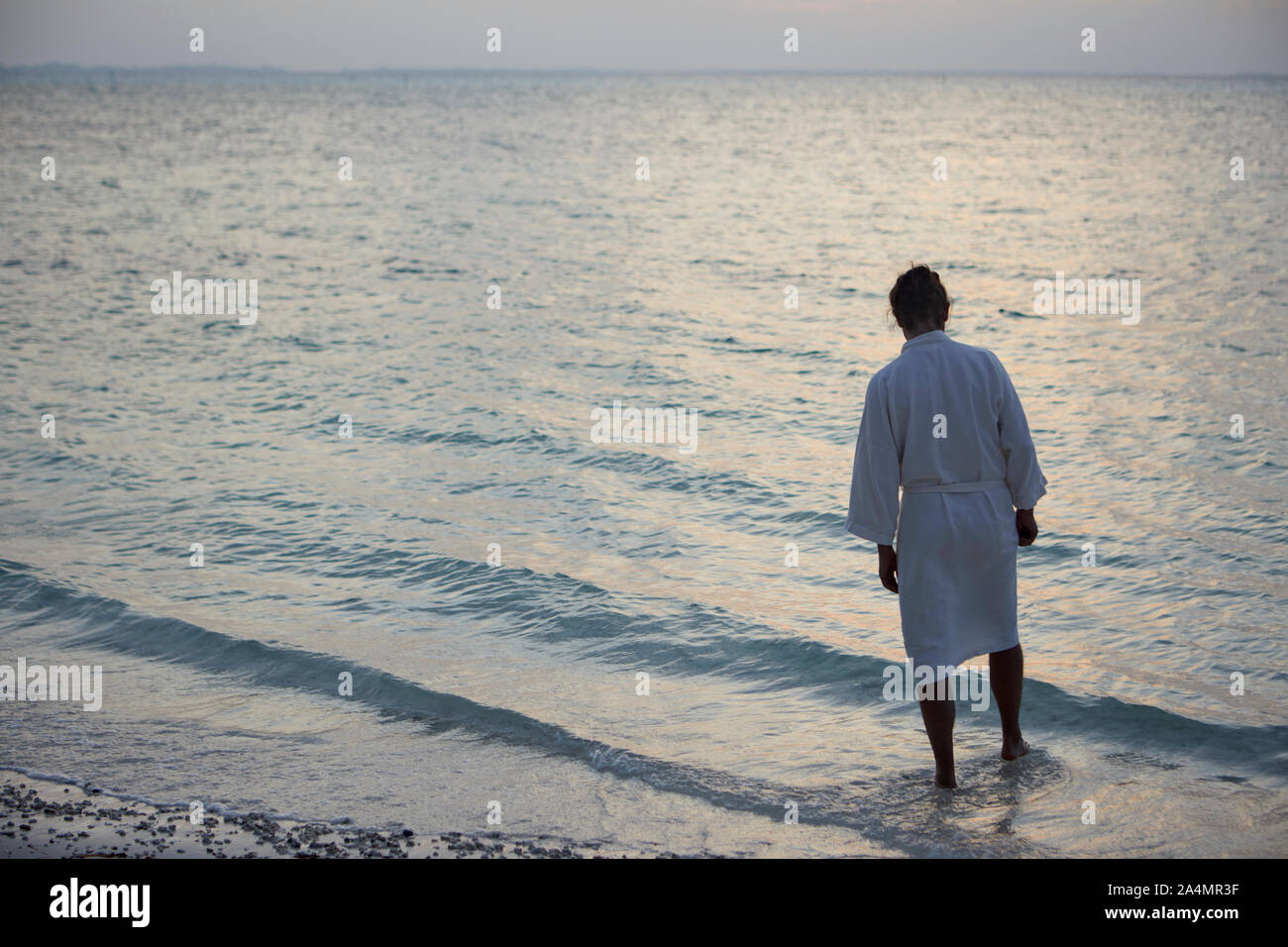 Man at sea Stock Photo - Alamy